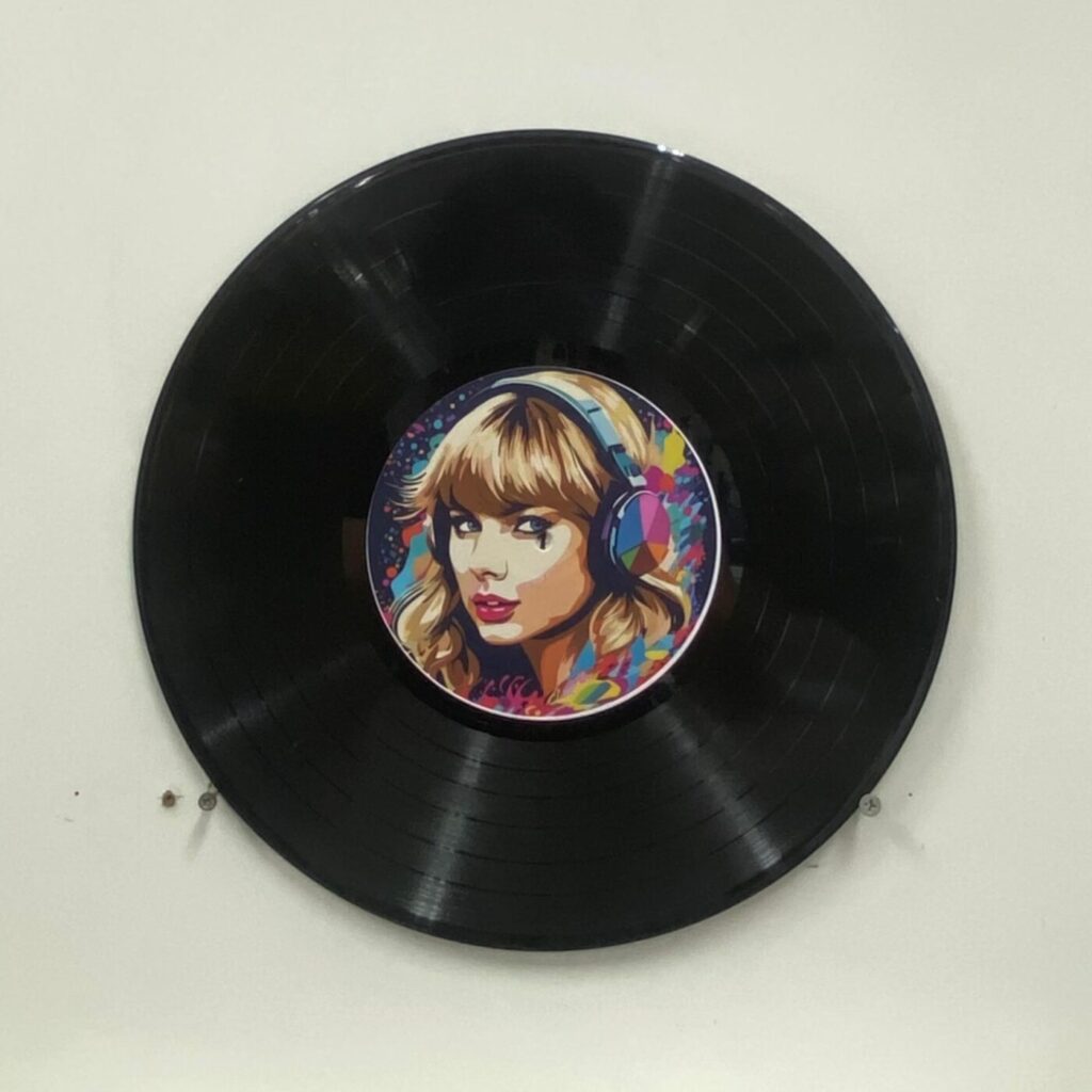 Disco de Vinil para decoração Taylor Swift - Echo Vintage
